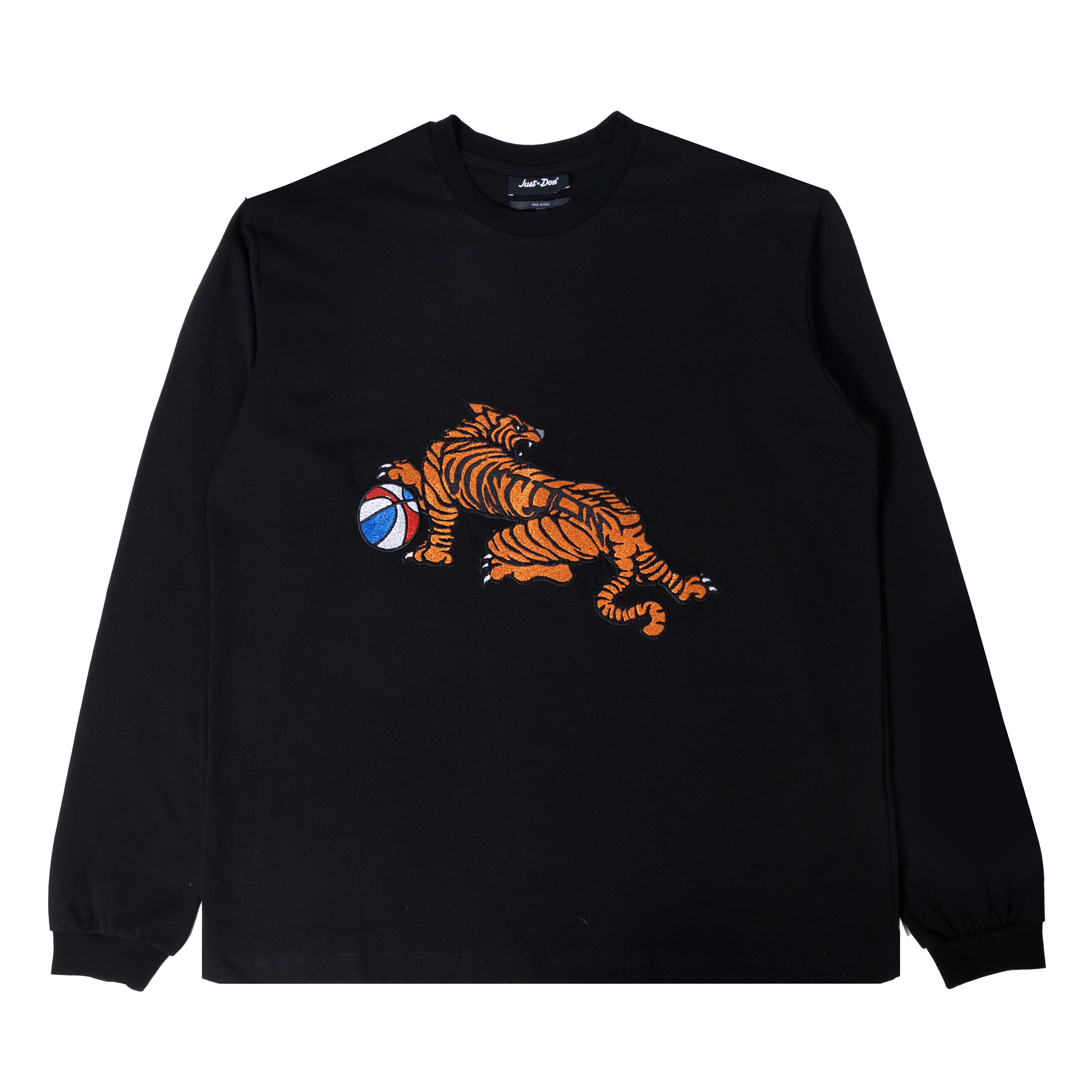 Just Don The Jungle Tiger L/S Tee (Black) – JUST DON