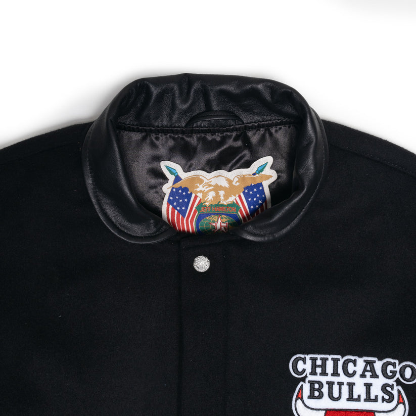 Jeff Hamilton Chicago Bulls Wool & Leather Jacket – JUST DON